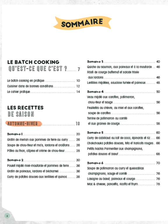 Carnet de recettes Thermomix® - Mon Programme Batchcooking en 1h30 ...